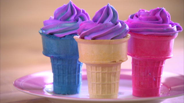 Ice Cream Cone Cupcakes