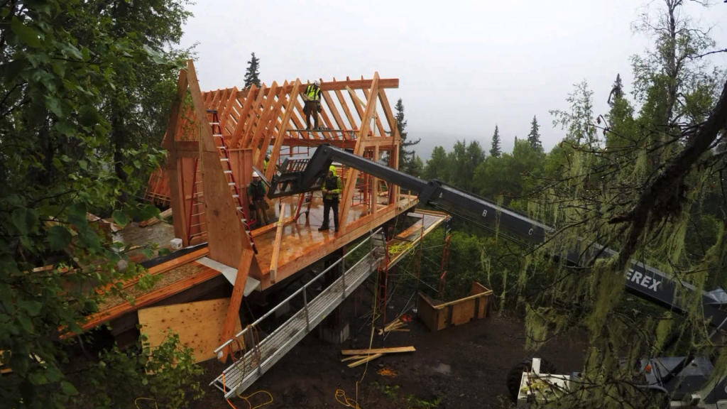 Timelapse: Mt.McKinley Princess Wilderness Lodge | Treehouse Masters ...